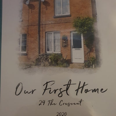 Custom Watercolour Home Print, First Home, Our Home, Custom Home Print ...