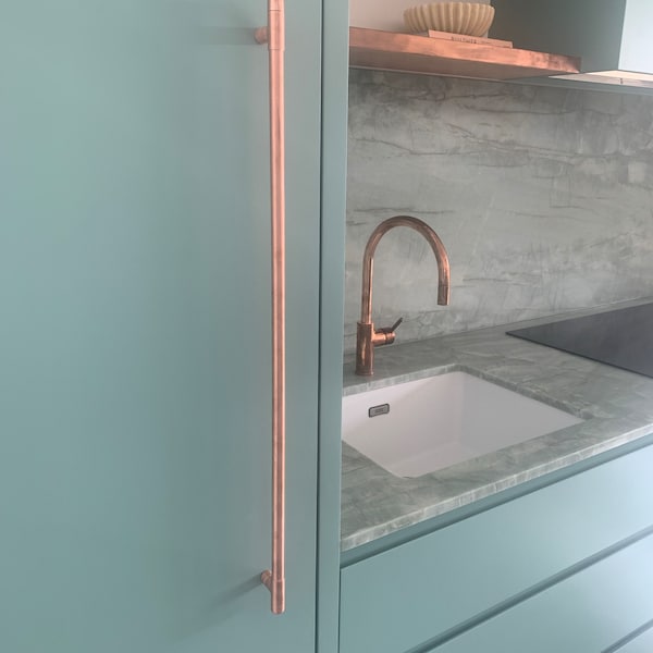 Copper Handles T Pull. Copper Drawer Pull. Cabinet Hardware. Copper ...