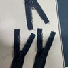 Waterproof Nylon Zip Zipper CLOSED END Zips Black, Navy Blue 18, 20 ...