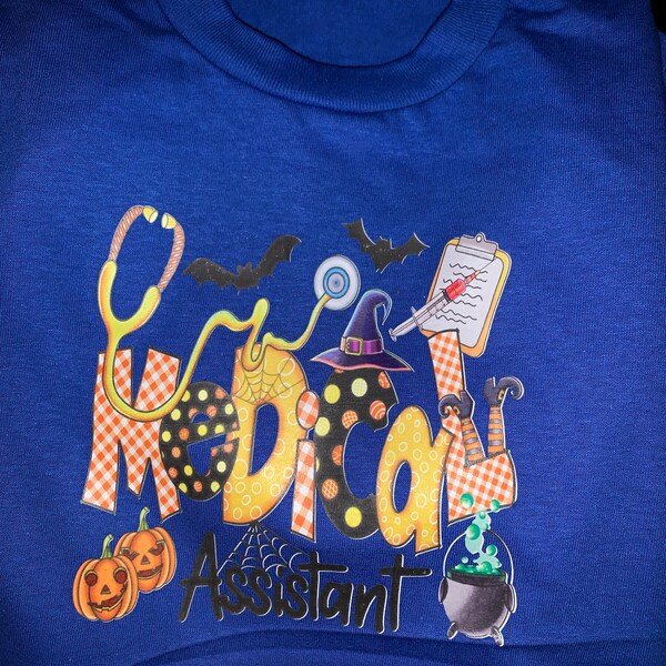 Halloween Medical Assistant Png File for Sublimation and Digital ...