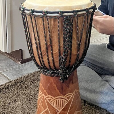 Djembe Beginner Carved, 10 12' 16 20 24 Tall. - Etsy