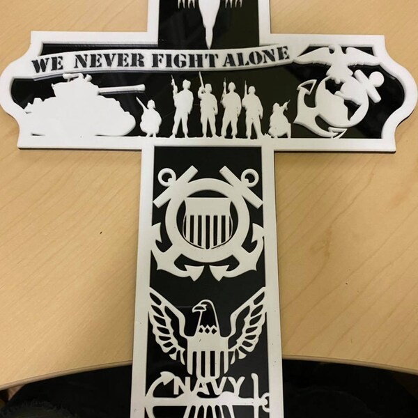 Military Cross SVG | Veterans Cross SVG | Digital File Download | Dxf ...