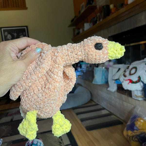 CROCHET PATTERN Goose. Wild Goose. Snuggle Toy. Amigurumi Goose ...