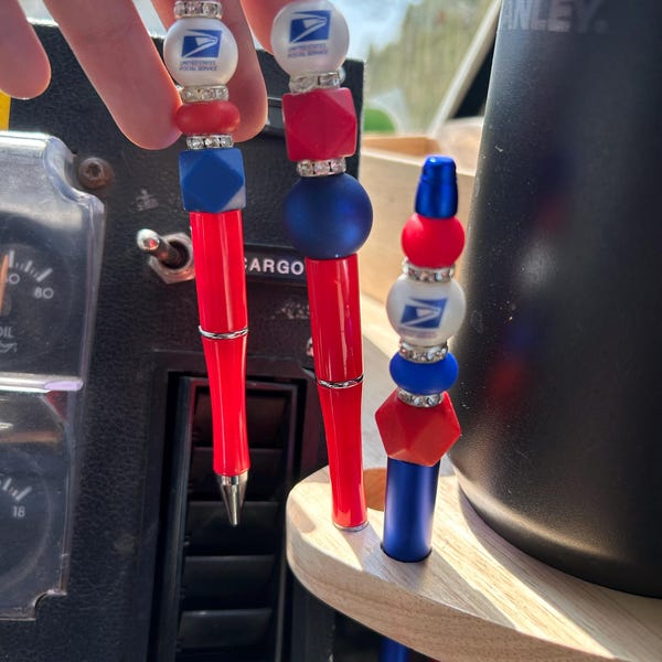 Beaded Pen: Postal Worker|mail Carrier|usps|ups - Etsy