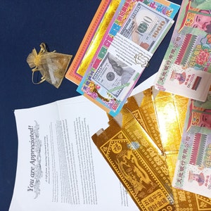 2, Good Luck Blessing Spirit Ancestor Money Joss Burn Ritual ...