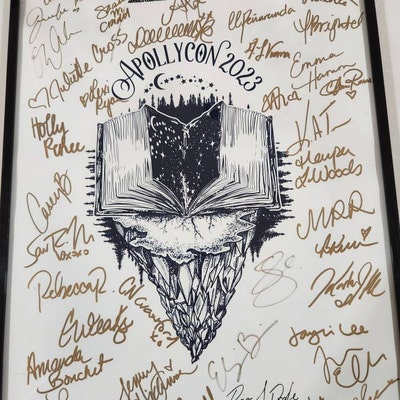 Apollycon 2024 VENDOR Book Poster for Signatures Author Signature ...