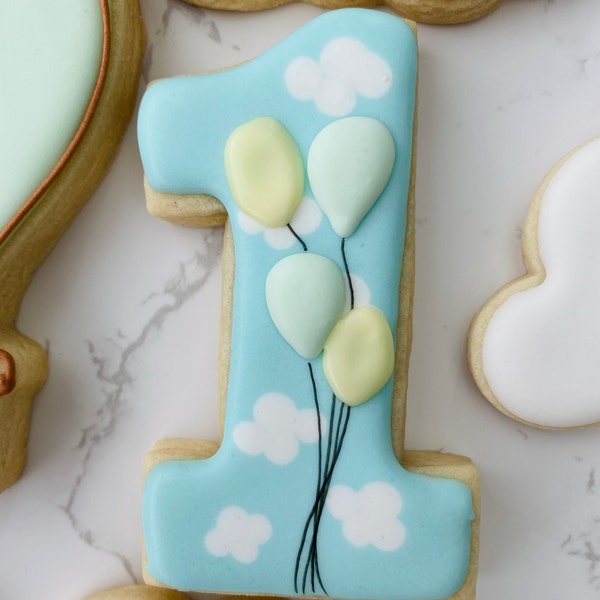 Number 1 Cookie Cutter - Number One Cookie Cutter - Number Cookie ...