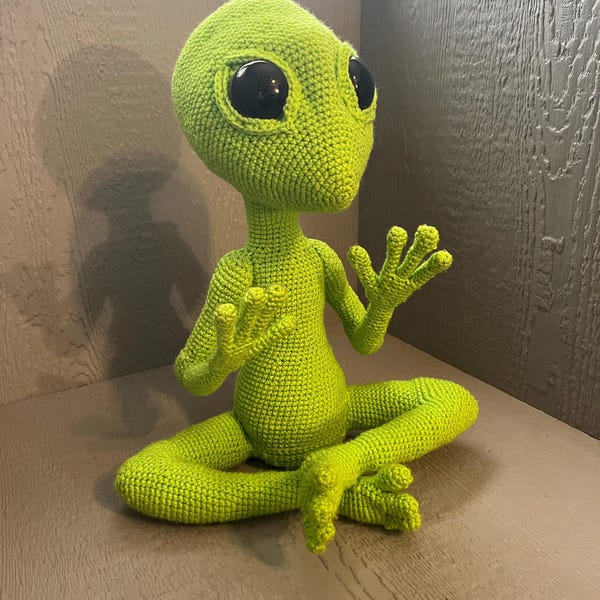 Alien Crochet Amigurumi Pattern DIGITAL Download PDF by Crafty ...