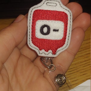 IV Bag Badge Reel Badge Holder Medical Badge Reel Blood Badge Clip ...