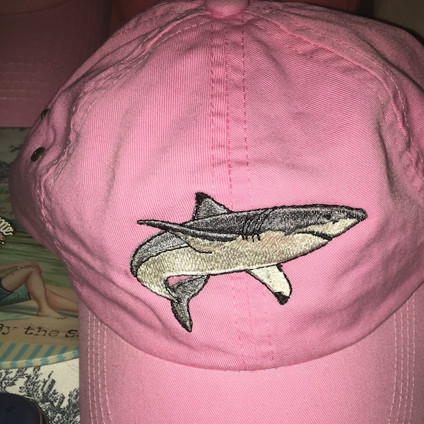 Shark Embroidered Hat, Baseball Cap, Cap, Dad Hat, Mom Cap, Wildlife ...