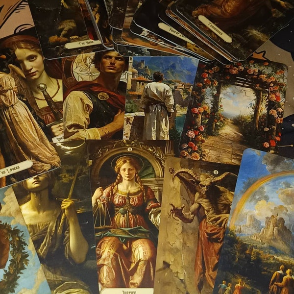 Mannerism Art Tarot Deck, Renaissance Art Tarot Cards, Elegant Oracle ...
