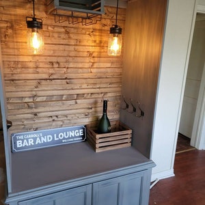 Bar & Lounge Sign, Personalized Welcome Friends Sign, Family Name Sign ...