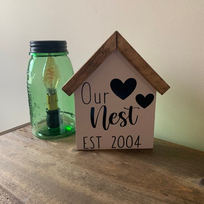 Wooden House Sign Rae Dunn Inspired Home Sign Farmhouse Sign - Etsy