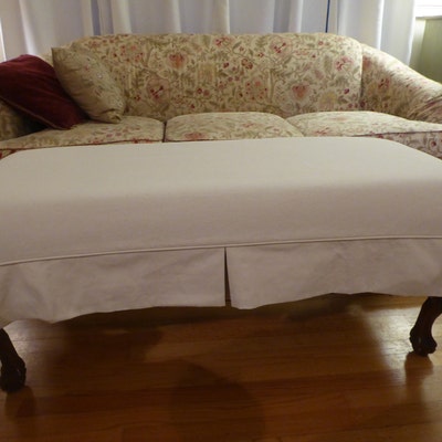 Square Barstool Slipcover With Knife Pleats Bar Stool - Etsy