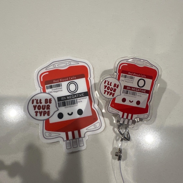 Transparent Blood Tube Vinyl Sticker, Phlebotomy Sticker, Biology ...