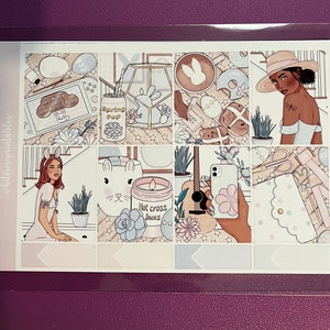 Pretty in Pink FOIL READY PRINTABLE Weekly Planner Sticker Kit Erin ...