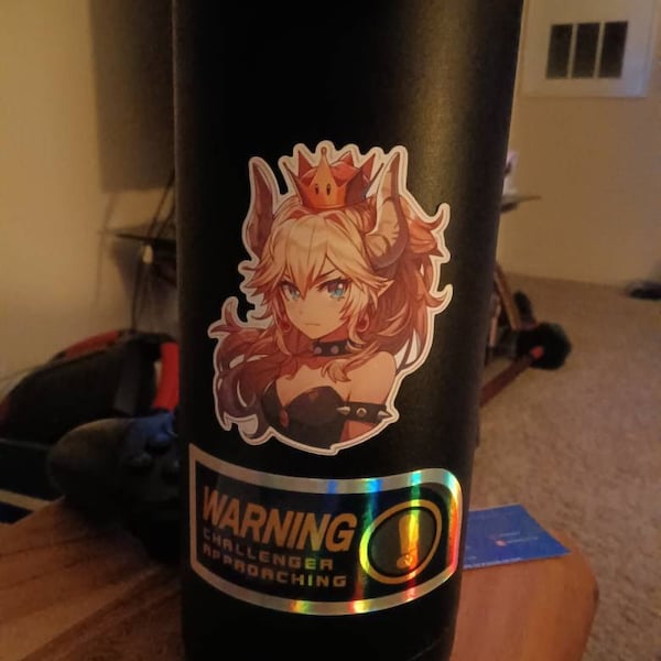 Charming Bowsette & Boosette Vinyl Sticker Double Pack | Water ...