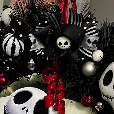 Black Double Layer Bow With Yellow Gold Single Top Layer and Top Knot ...