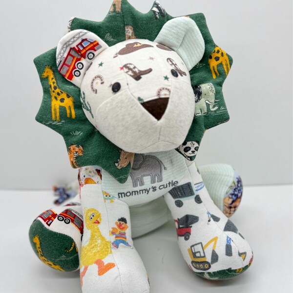 Personalized Keepsake Memory Soft Lion Toy,custom Teddy Bear ,keepsake ...