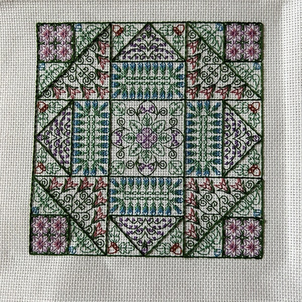 Magic Rings Blackwork Sampler Pattern - Etsy