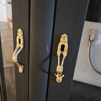 Latch ANTIQUE TILT TABLE Latch Table Lock Victorian Latch Antique Tilt ...