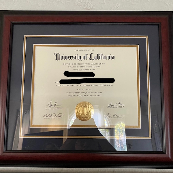 University Diploma Frame, College or High School Graduation Gift for ...