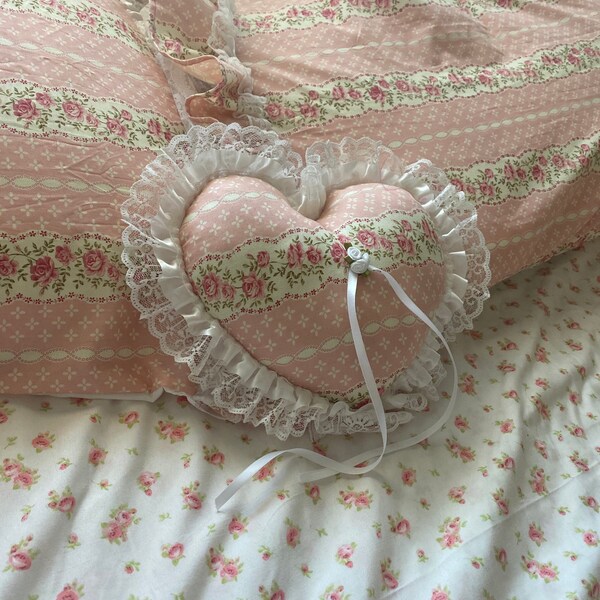 Double Sided Ruffled Satin/lace Pillow Cases - Etsy