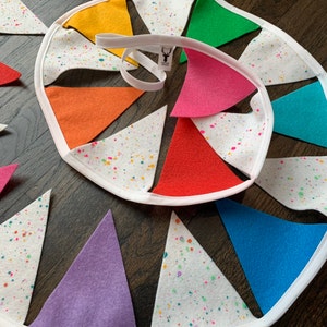 Custom Color Bunting, 5 Inch Flags, Banner, Garland, Flags, Multi Color ...