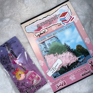 Kawaii Flip Phone Y2k Bookmark Stationary, Reading, Book, Gift, Pink ...