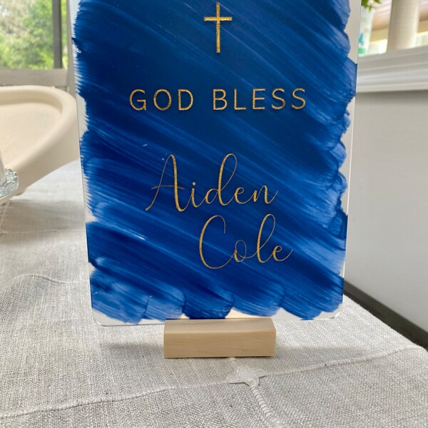 God Bless Acrylic Sign - Etsy