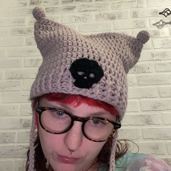 Crochet Red Devil Bonnet - Etsy