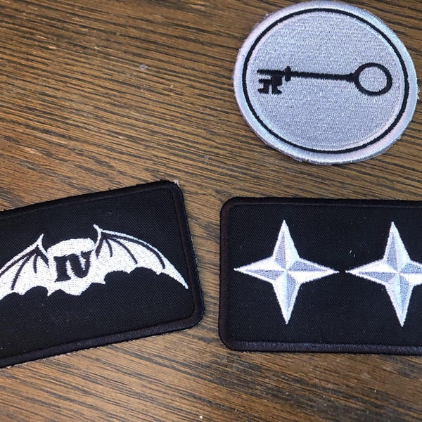 Fourth Wing Embroidered Patch, Flight Jacket Cosplay Patches, Dragon ...