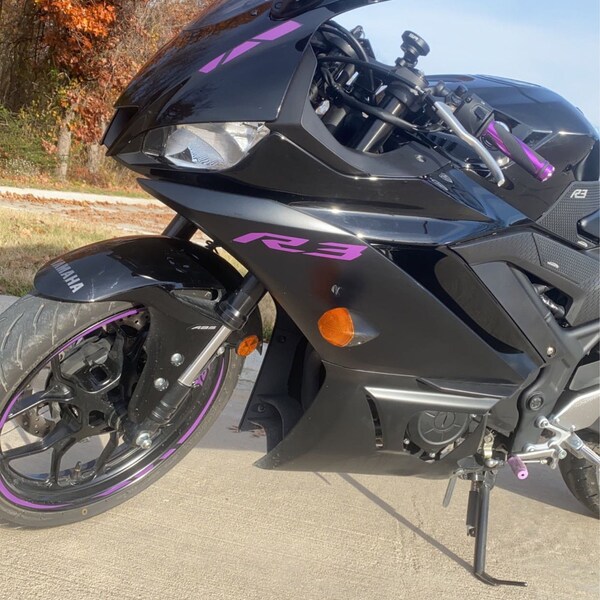 Yamaha Logo Vinyl Decal R6 R1 R1M YZF R3 YZF R1 Yamaha Decals Any Color ...