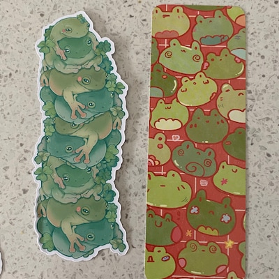 Pancake Frog Sticker Cute Kawaii Sweets Frog Sticker Froggy Sticker ...