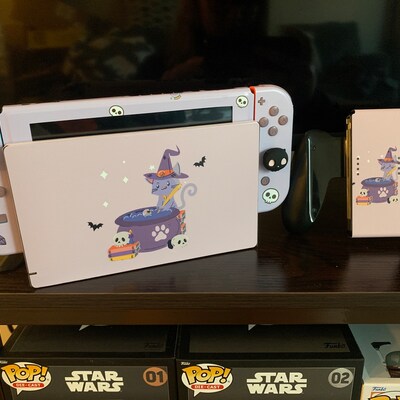 Cheeky Cauldron Kitty Cat Nintendo Switch Skin Purple Witch - Etsy