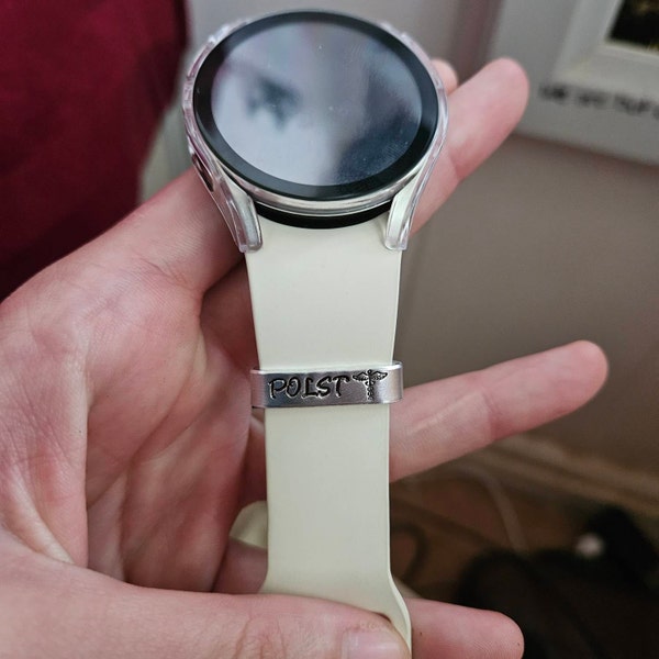 Personalized Medical Alert Watch Band Charm, Medical ID Tag, Smart ...