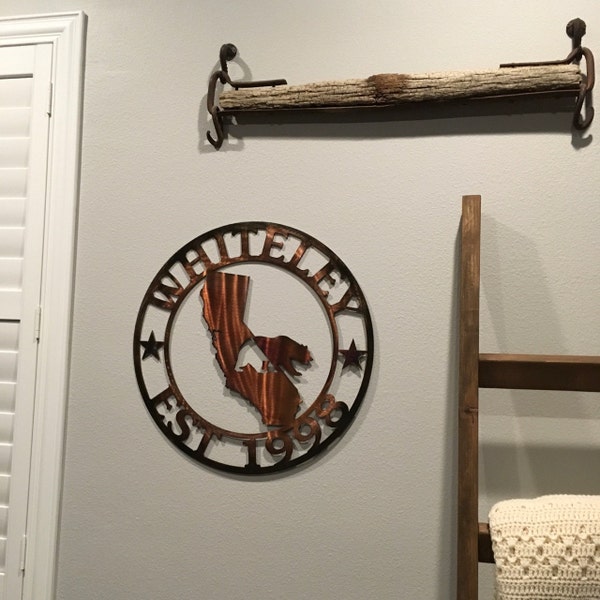 Custom Personalized Steel Texas State Address Plaque House Sign Marker ...