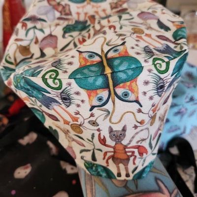 Slug Drama Fabric Face Mask Washable, Reusable & Reversible - Etsy