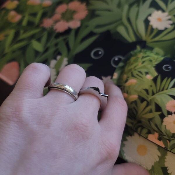 Peak Stacker - Single Point Spike Ring - Etsy