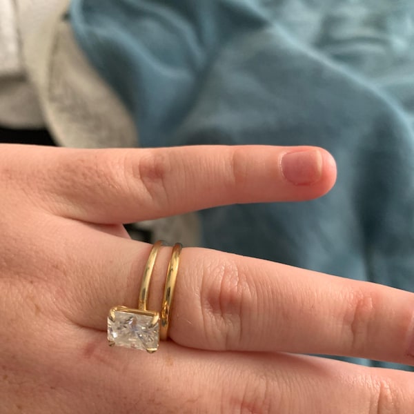 Gold Band, Thick Gold Band, Half Round Ring, Gold Ring, 14k Gold Filled ...