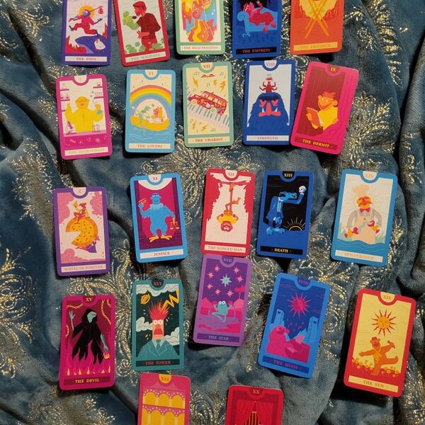 Rainbow Connection Tarot - Major Arcana Only - Muppets Inspired Tarot ...