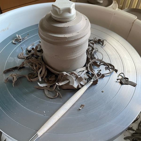 Clay Pottery Throwing Trimming Spinner Tool, Trimming Stabilizer - Etsy