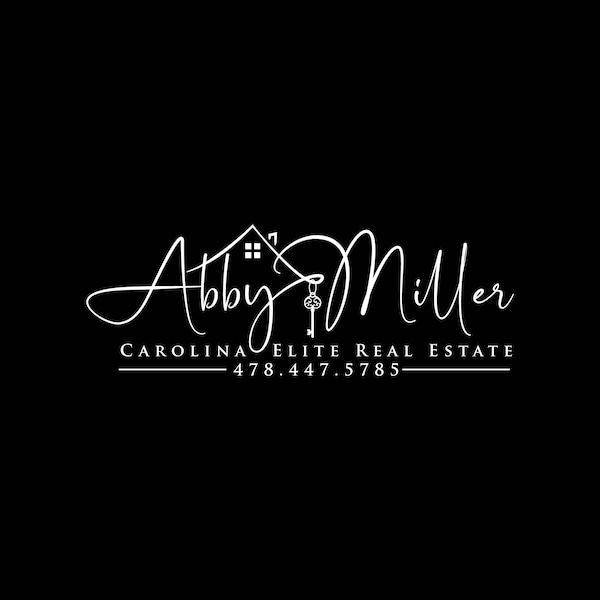 Elegant Realtor Logo and Branding: Handwritten Real Estate Agent Logos ...