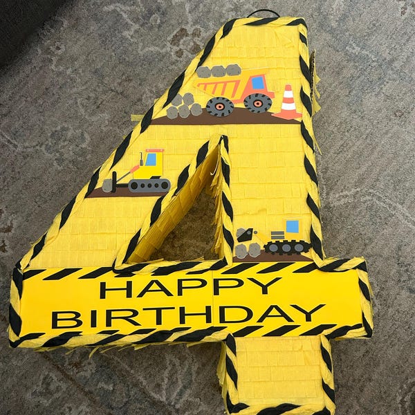 Double Digits Pinata, Double Number Pinata, Number Pinata - Etsy