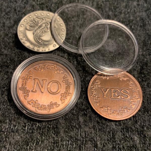 Yes No Coin, Oracle Coin - Decision Coin - Etsy