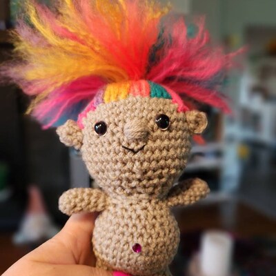 MINI Troll Pattern PDF File ONLY 90's Troll Mini Troll - Etsy