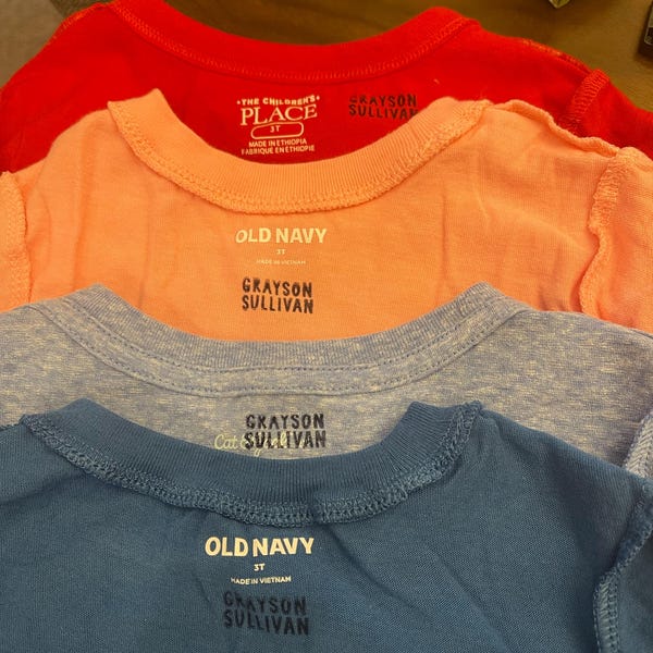 Name Stamp for Clothing | Washable Name Labels | Kid Clothing Name ...
