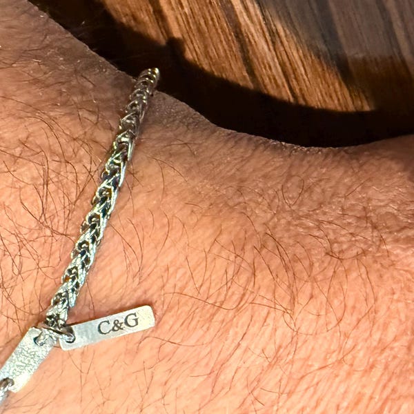 Engraved Gold Bar Bracelet for Men, Custom Men's Name Bracelet ...