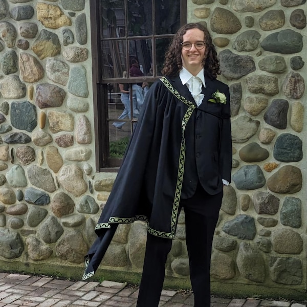 Formal One Shoulder Cape Wedding Musketeers Cape Wool Blend Many ...