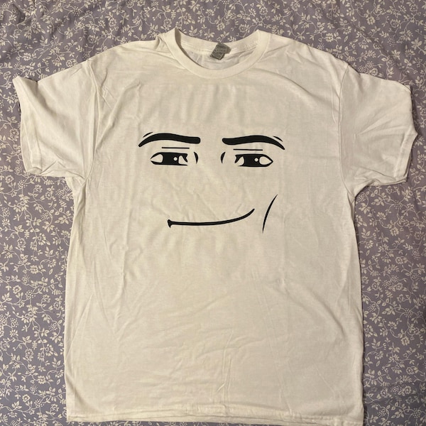 Roblox Man Face T-shirt, Meme Shirt - Etsy